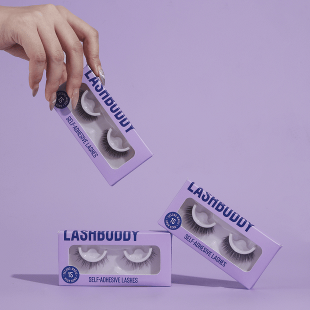 LashBuddy Self-Adhesive Lashes | No Glue Needed | 15s Application ...
