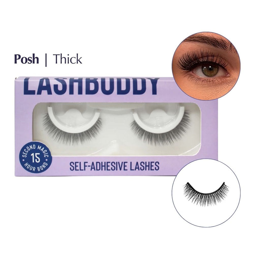 LashBuddy Self-Adhesive Lashes | No Glue Needed | 15s Application ...